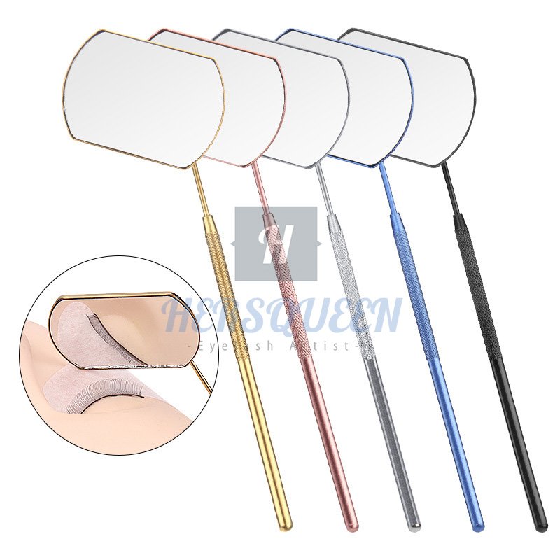 Big Lash Mirror Stainless Steel Large Eyelash Makeup Lashing Tools ...